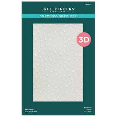 Spellbinders Embossing Folder - Raindrops | kreativbunt
