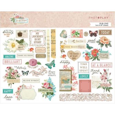 Rub-Ons | Rubbelsticker auf Transferpapier | kreativbunt