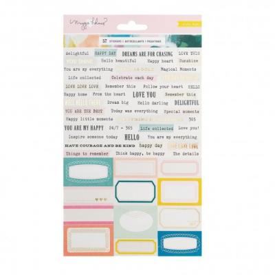 Sticker | Stickerbögen mit Motiven und Alphabeten | kreativbunt